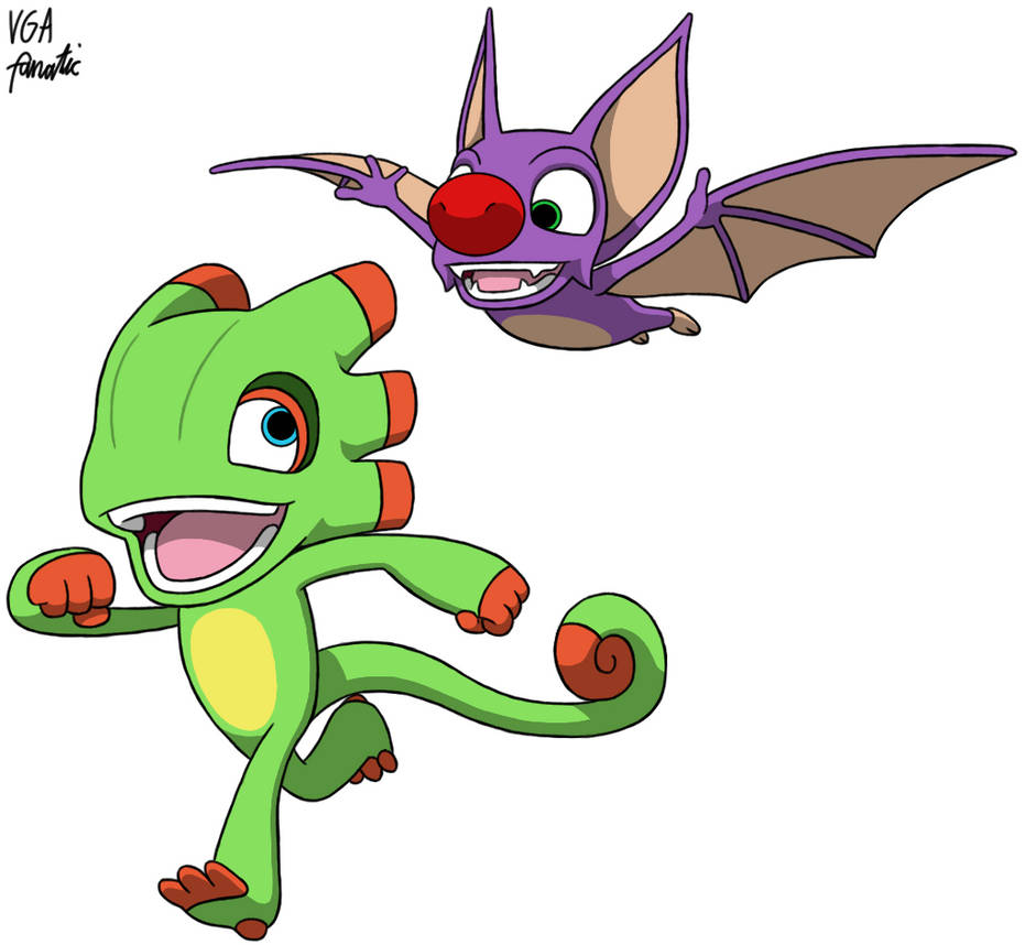 Yooka - Laylee by VGAfanatic on DeviantArt