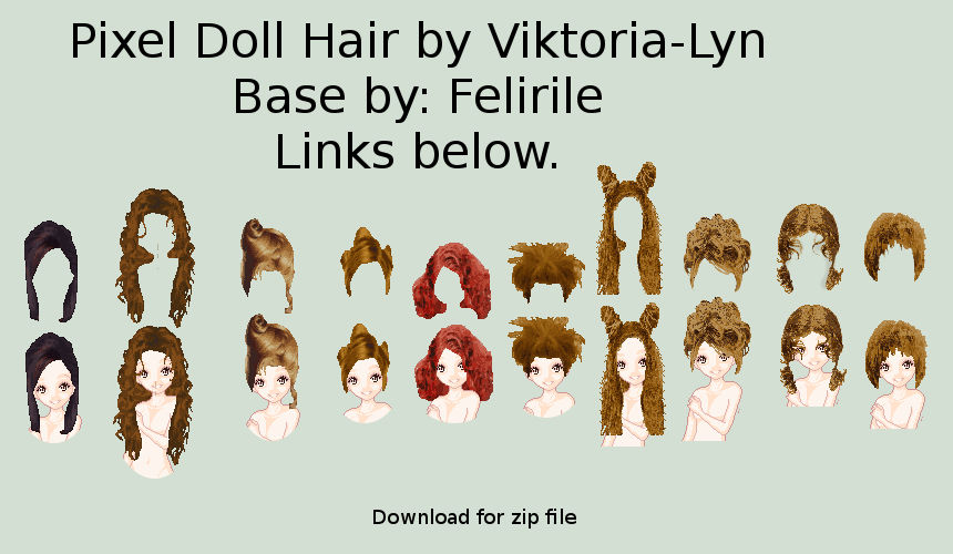 Pixel Hair Styles by Viktoria-Lyn on DeviantArt