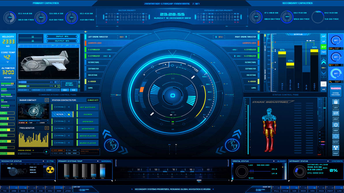 Rainmeter Mainframe by HeynaHanzo on DeviantArt