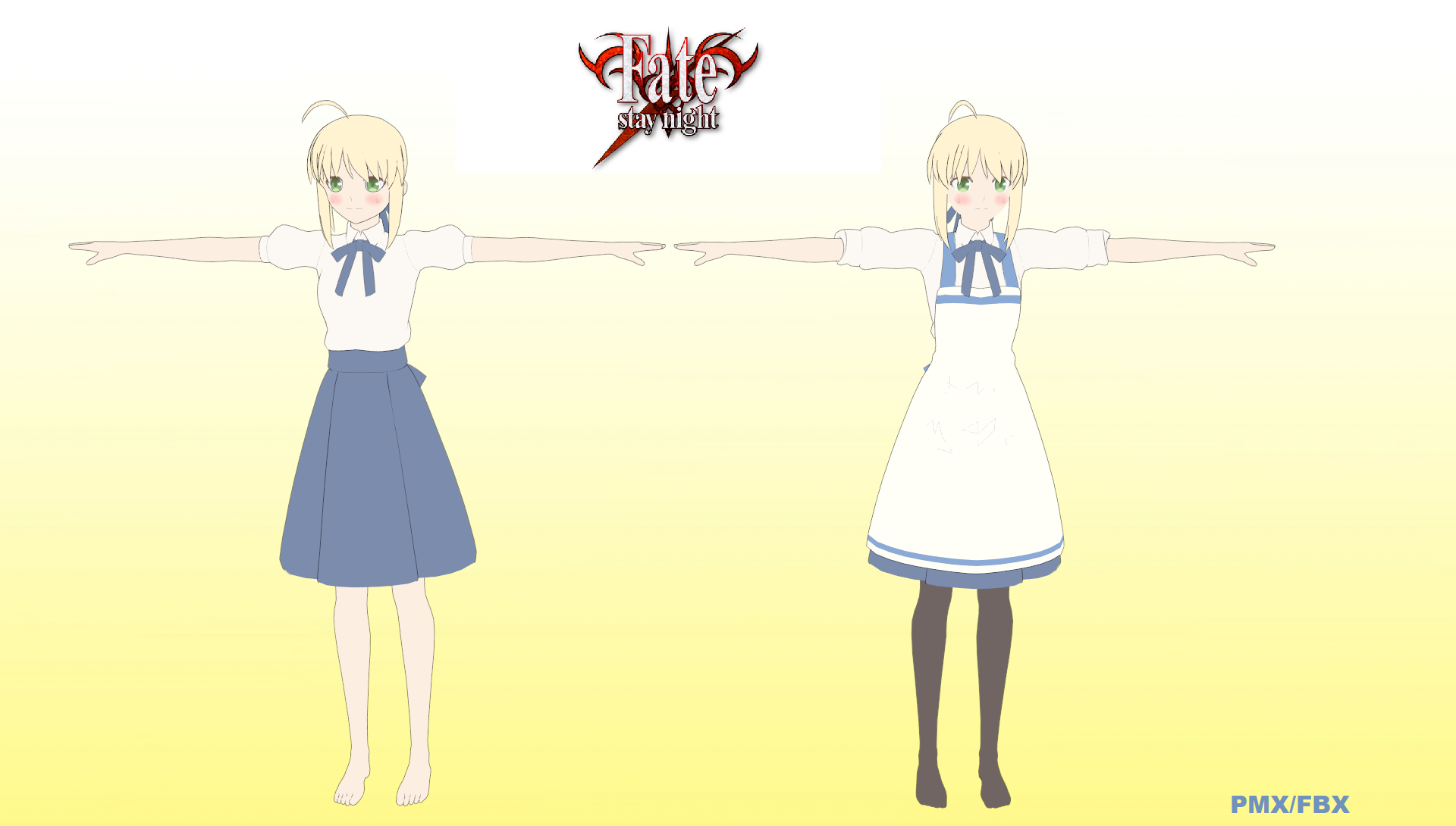 Saber - Fate Cooking Model Dl by llske7chll by llske7chll on DeviantArt