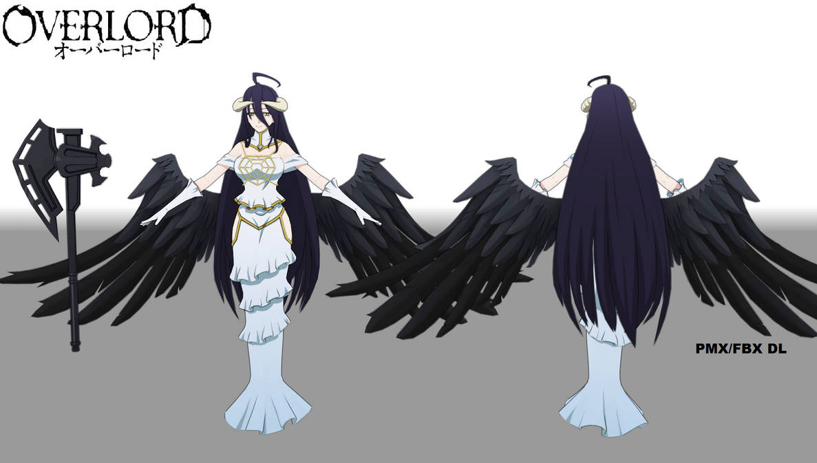Albedo Tensura King of Monsters model DL by llske7chll on DeviantArt