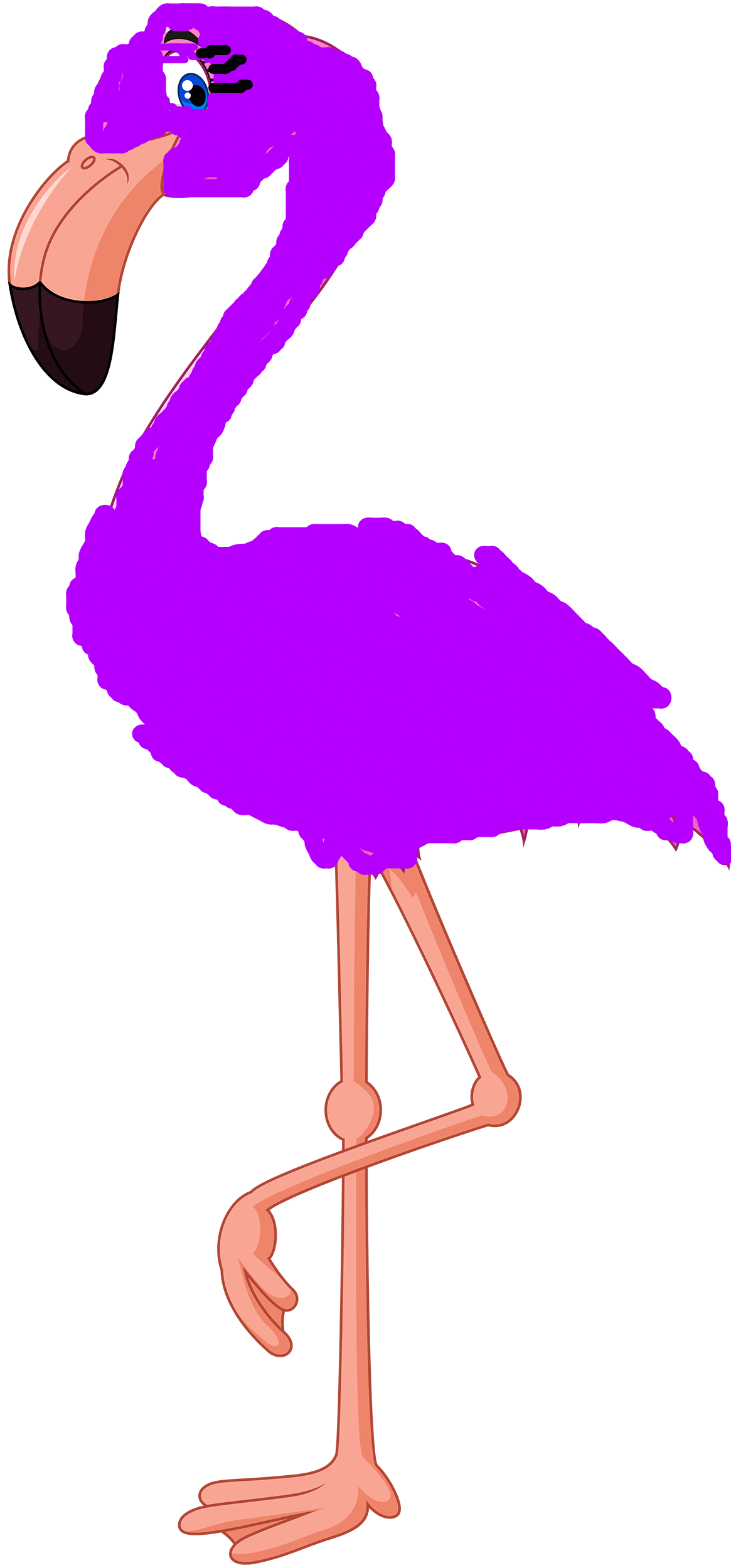 Clara the Purple Flamingo (Class of 3000 OC) by IsaacHelton on DeviantArt