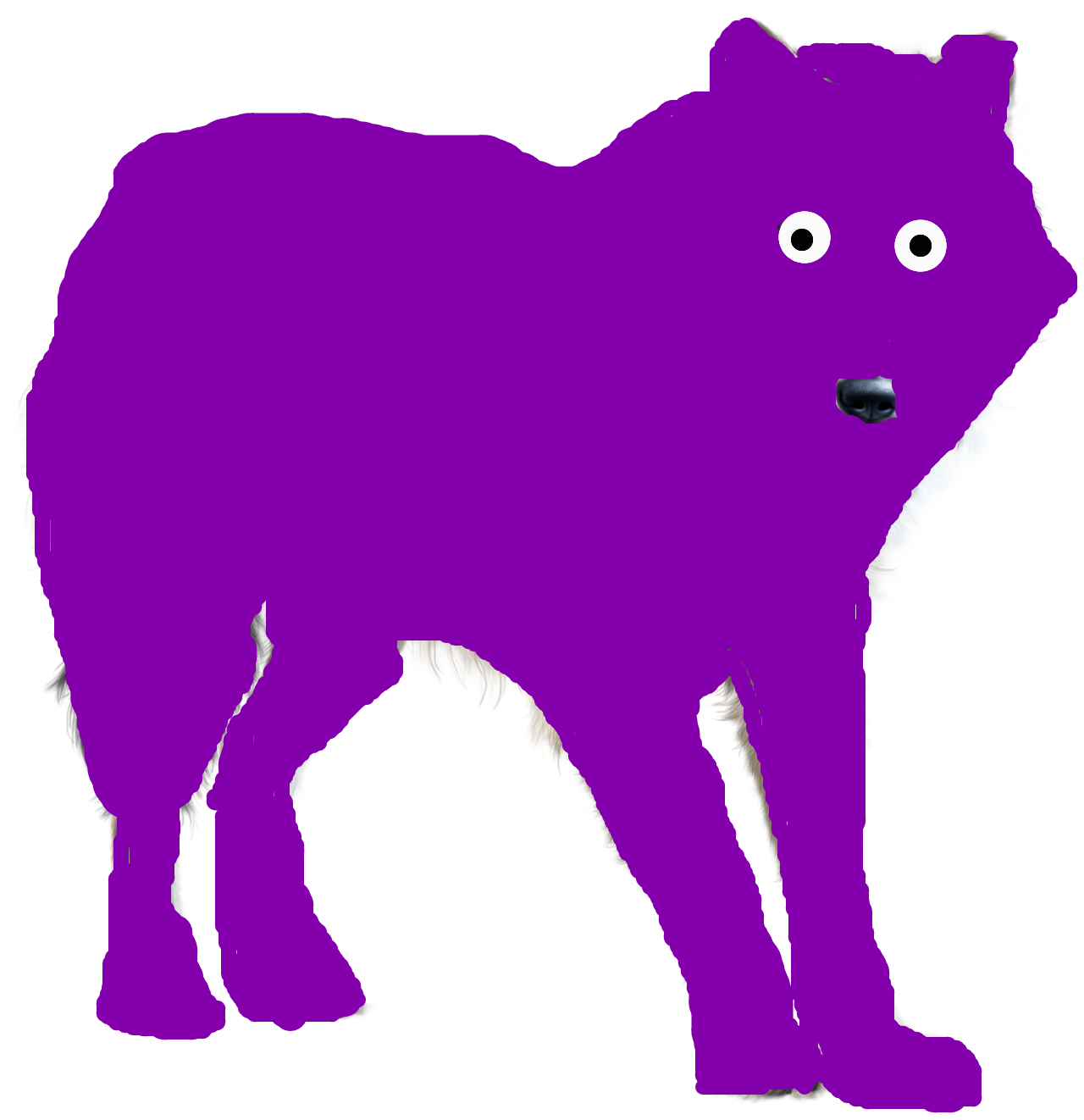Freddy the Ultra-Purple Wolf (3-2-1 Penguins) by IsaacHelton on DeviantArt