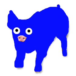 Pinkbacon the Sapphire Pig (JJTJP) by IsaacHelton on DeviantArt