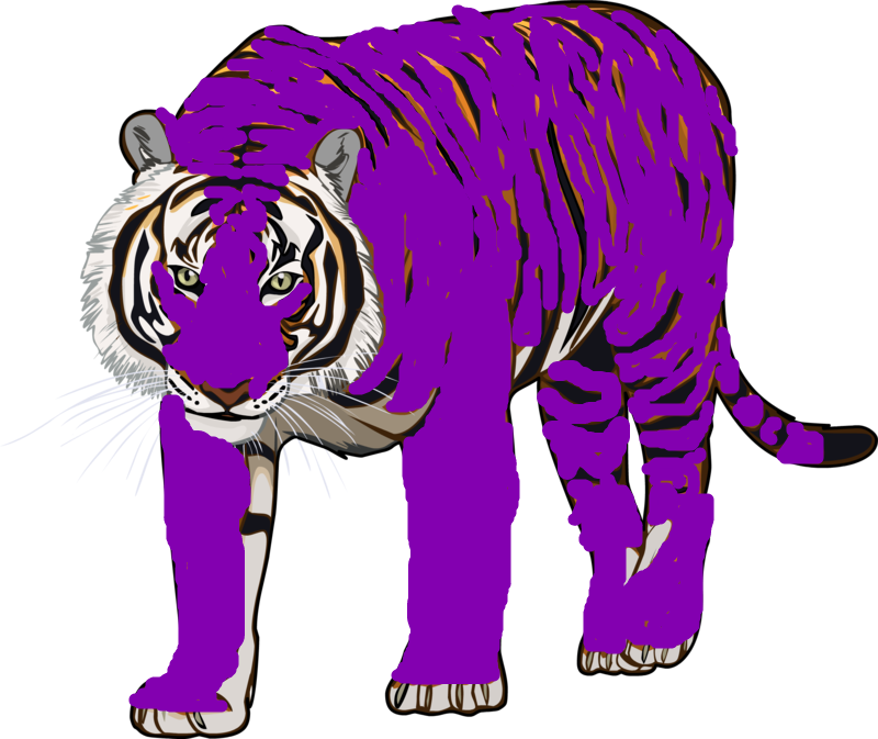 Qure the Vicious Purple Tiger (Histeria!) by IsaacHelton on DeviantArt