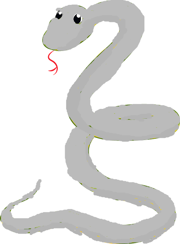 Slithy the Silver Snake (Dragon Tales) by IsaacHelton on DeviantArt