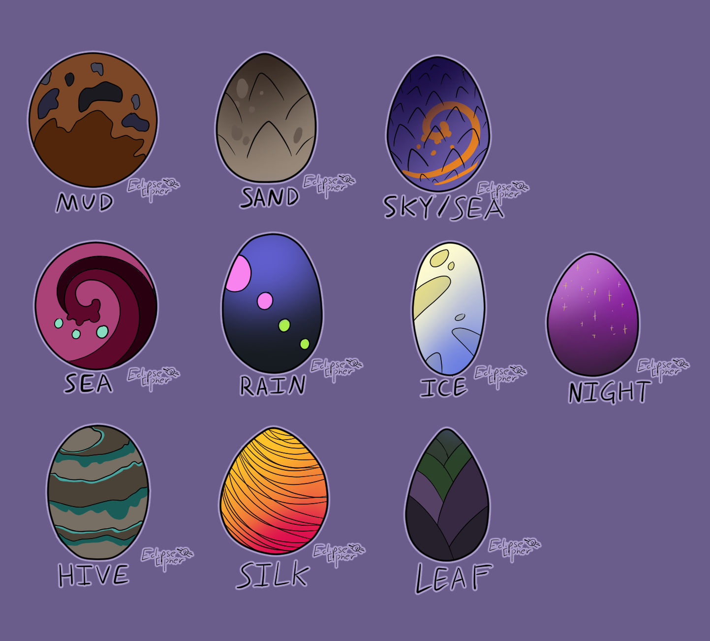 WoF Eggs by EclipseCipher on DeviantArt
