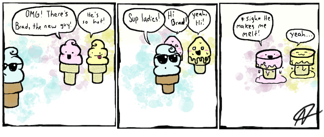 Ice Cream Melt by AdventuresofAdriana on DeviantArt