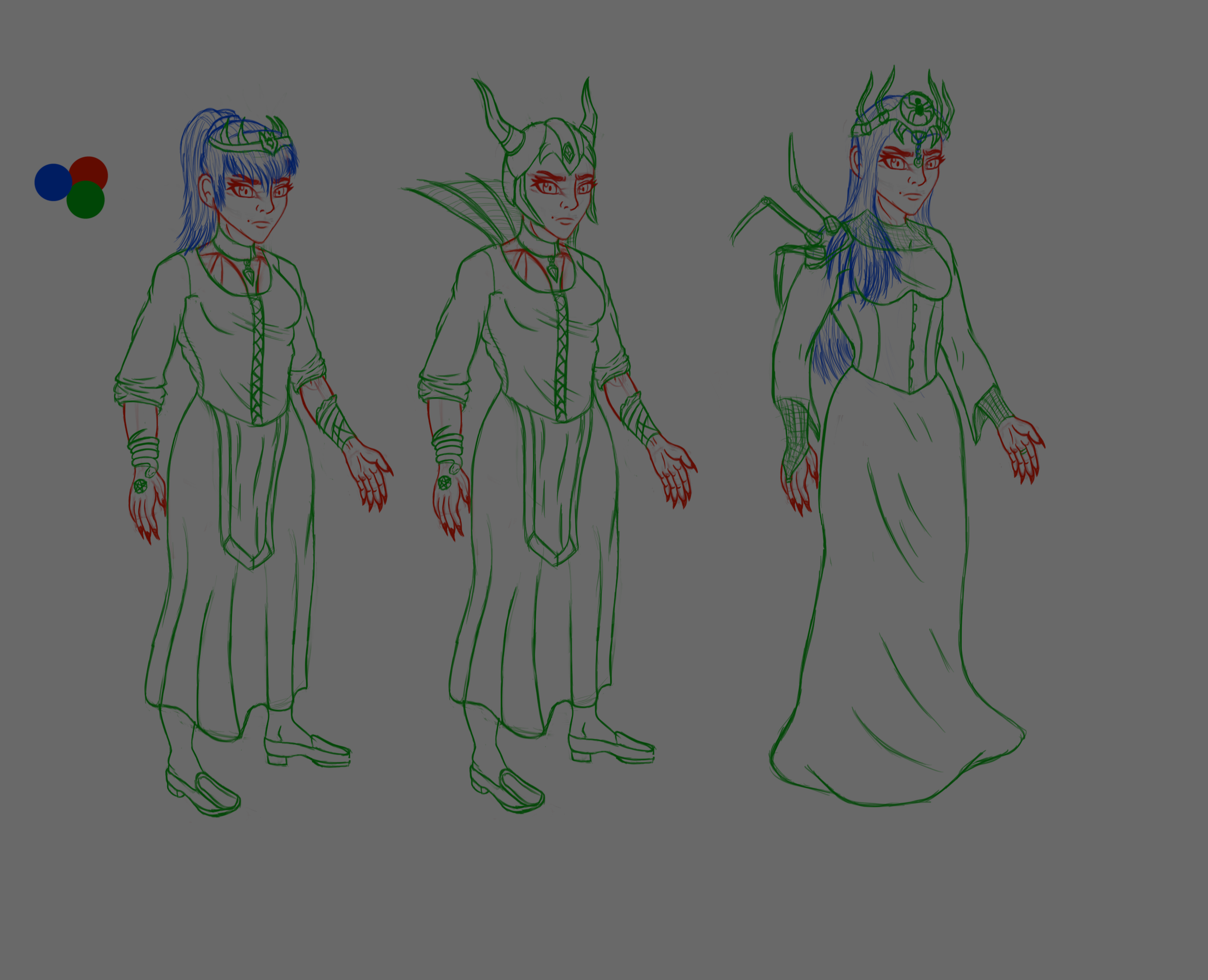Evil Queen Sketches by Johng117 on DeviantArt