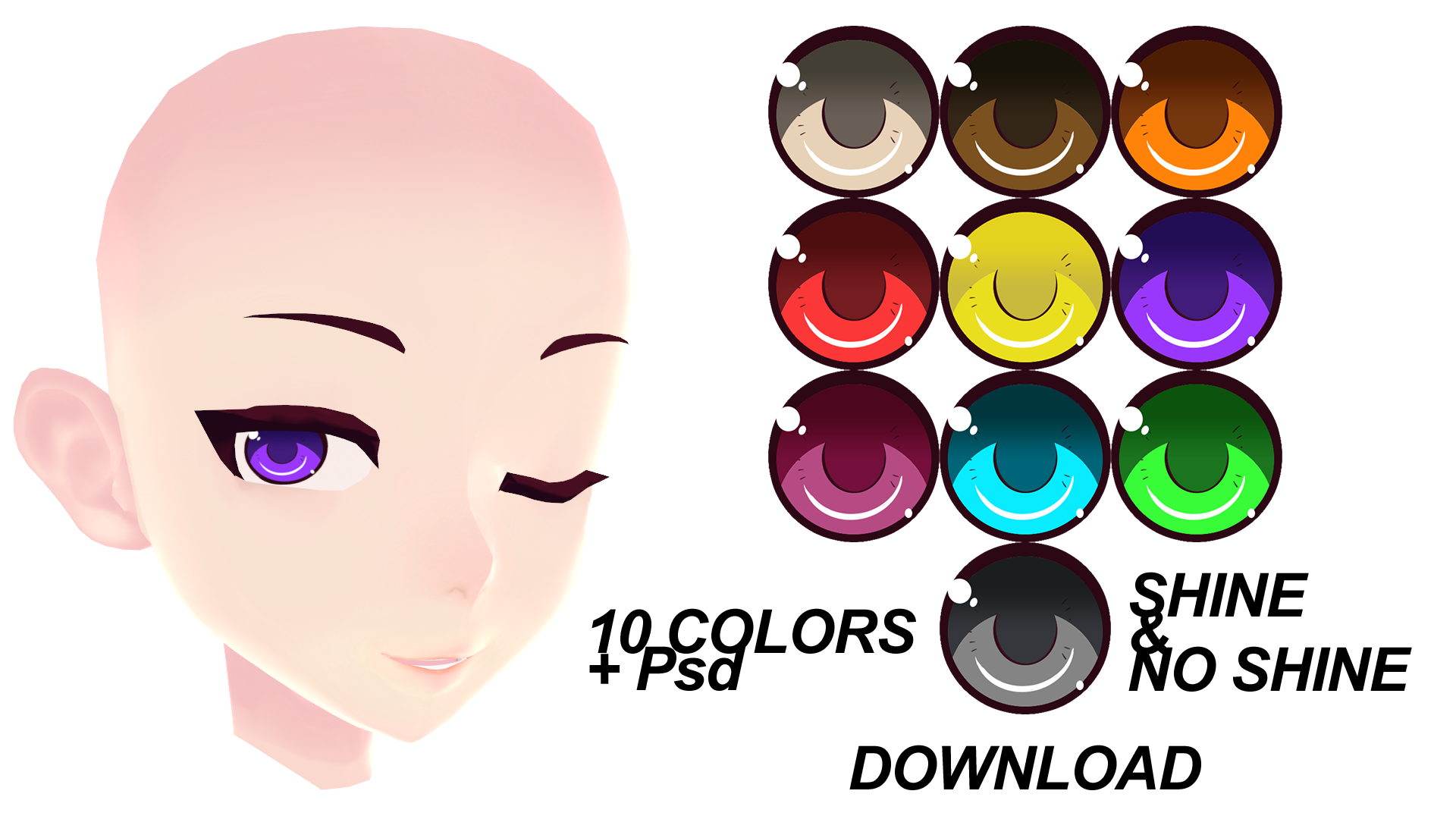 [MMD] Monogatari Inspired Eyes by HAPPYHARDC0RE on DeviantArt