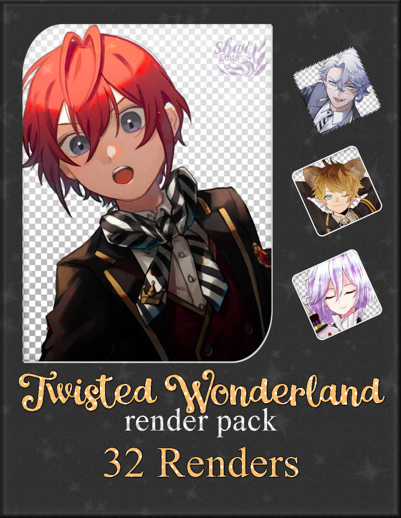 Twisted Wonderland Render Pack by Minou-Noire on DeviantArt
