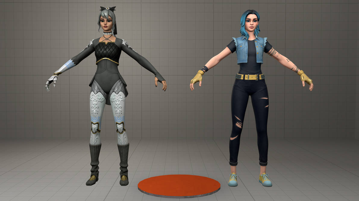 [SFM DOWNLOAD] Clara and Melodie Mars (Fortnite) by HighOnWire on ...