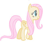 Fluttershy walking by AngelofHapiness on DeviantArt