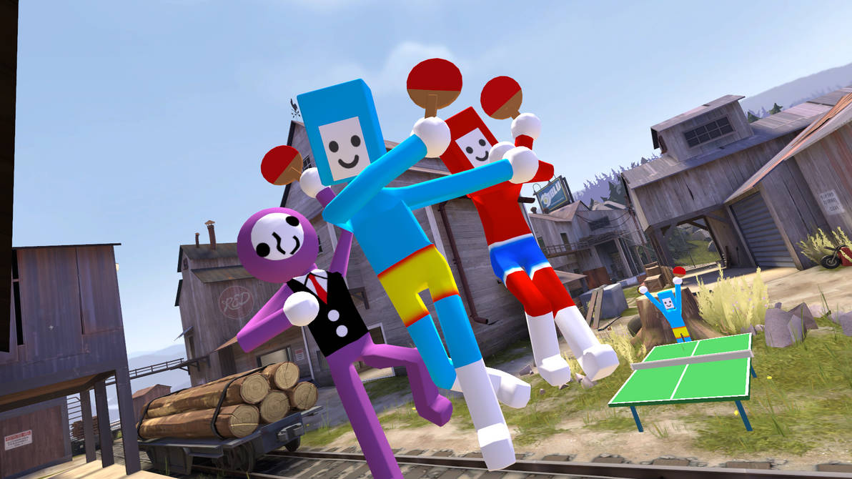 Rhythm Rally Paddlers {Rhythm Heaven/} For SFM! by Aaron5015 on DeviantArt