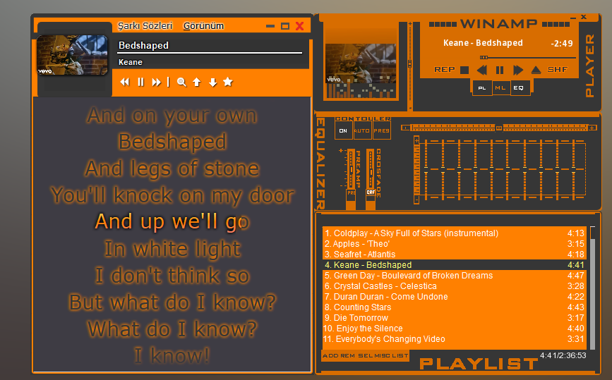 Softly Orange Grey,Winamp skin by Rink408 on DeviantArt