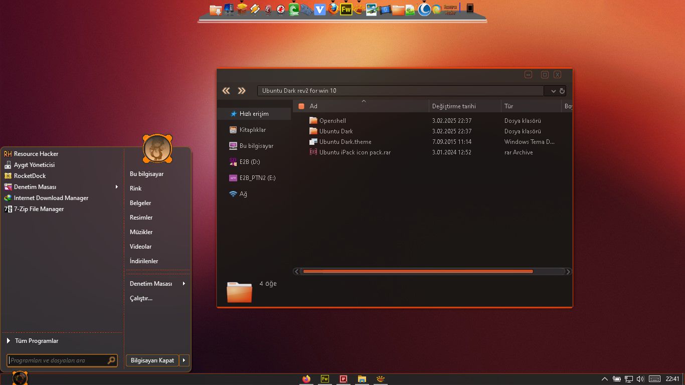 Ubuntu Dark rev2 for Windows 10 by Rink408 on DeviantArt