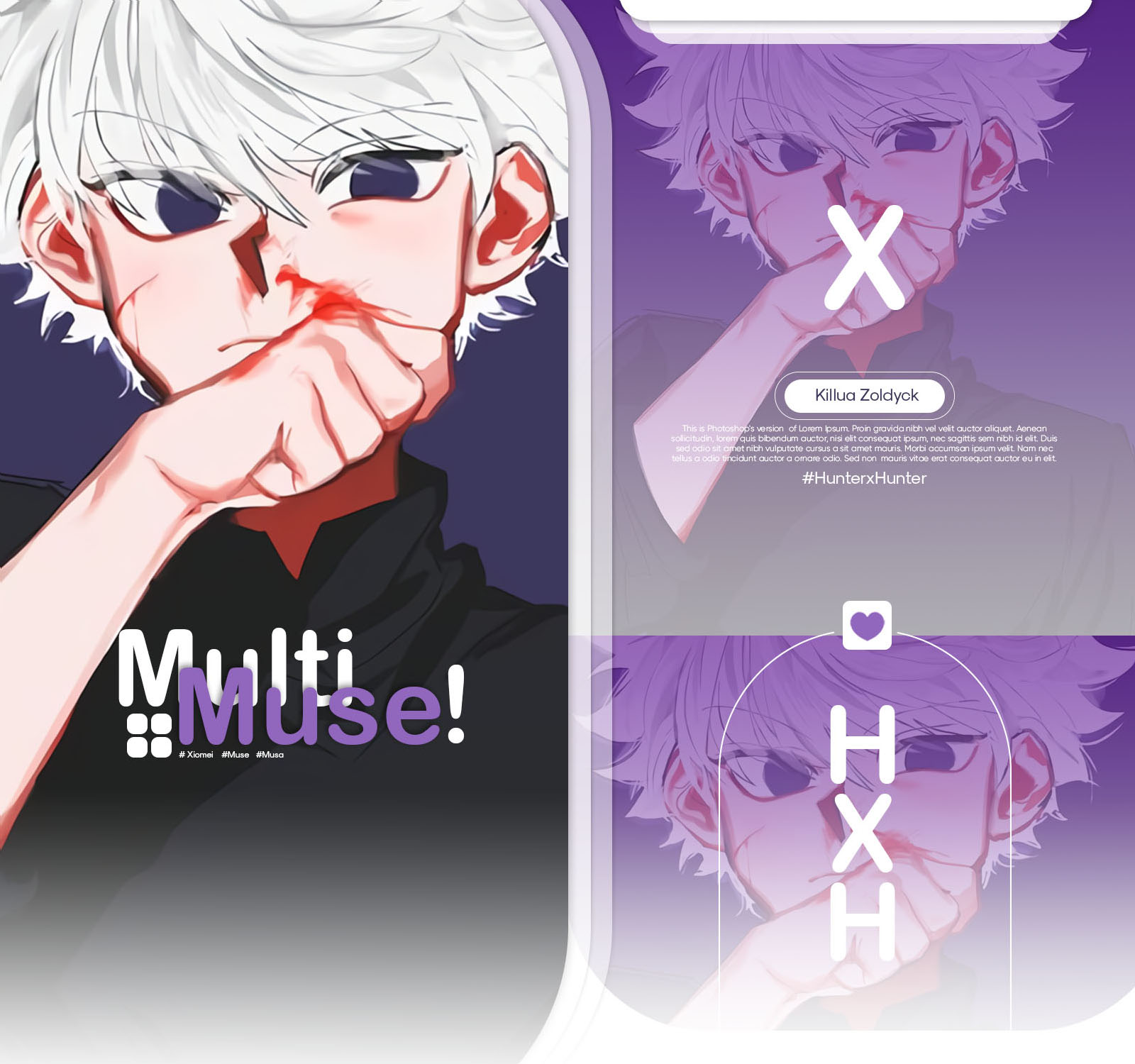 Multimuse Template. by Xiolevie on DeviantArt