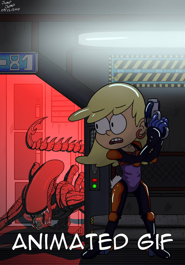 Alien vs Leni by ItsJumpJump on DeviantArt