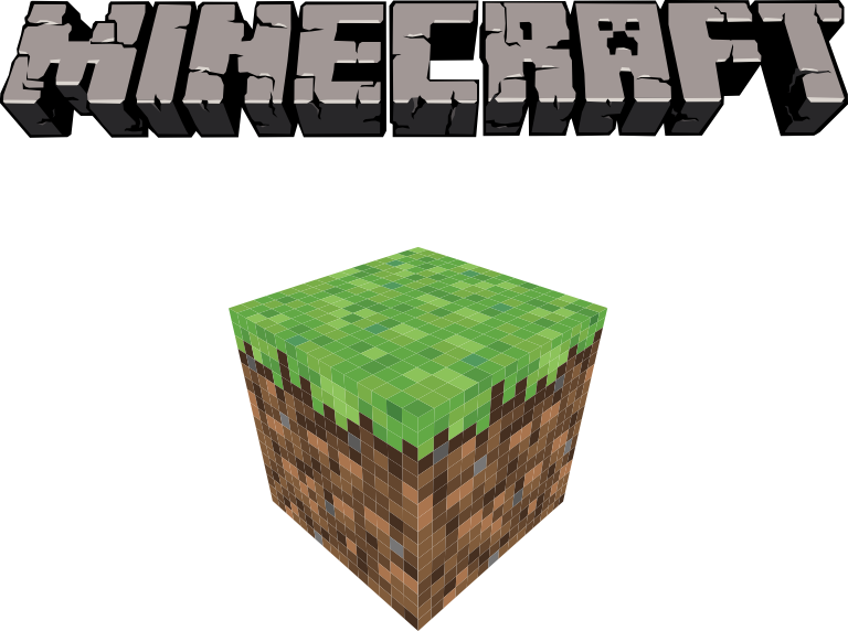 how do you draw minecraft logo