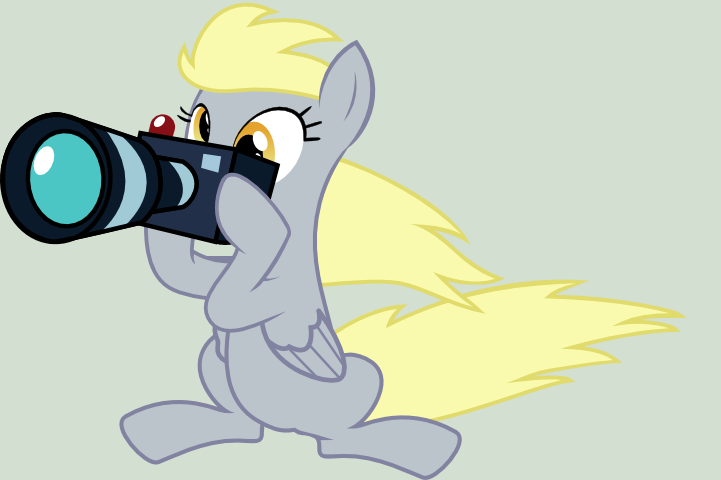 Derpy Hooves Photographer by tamalesyatole on DeviantArt