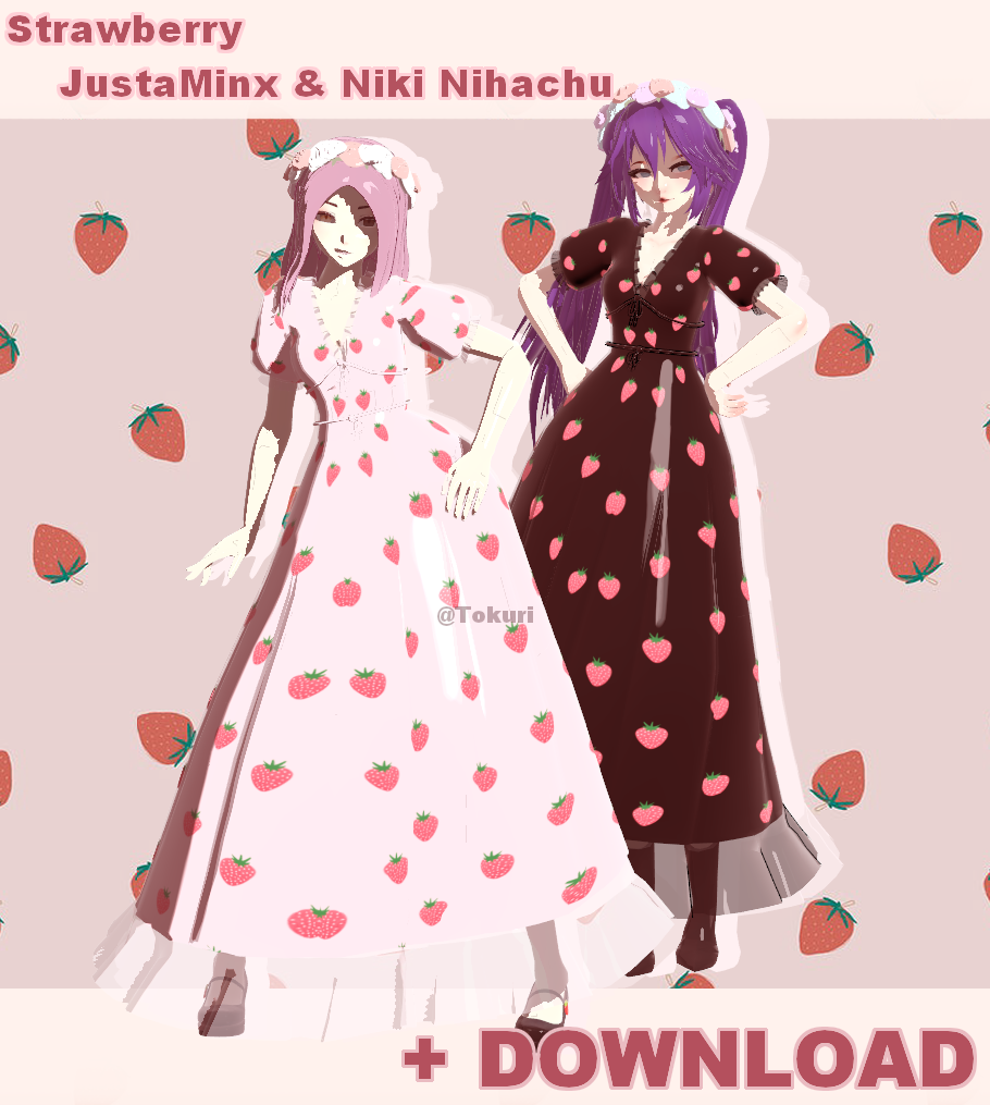 Strawberry Niki Nihachu n JustaMinx (Collab + DL) by TokuriAlt on ...