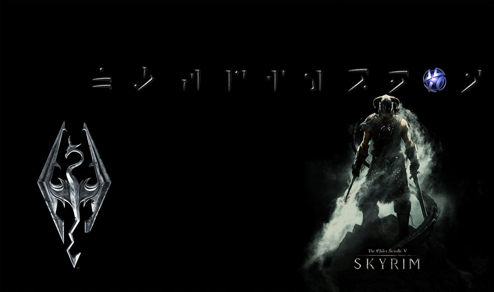 TESV Skyrim Render Custom Dynamic PS3 Theme by DEVILUSHNINJA on DeviantArt