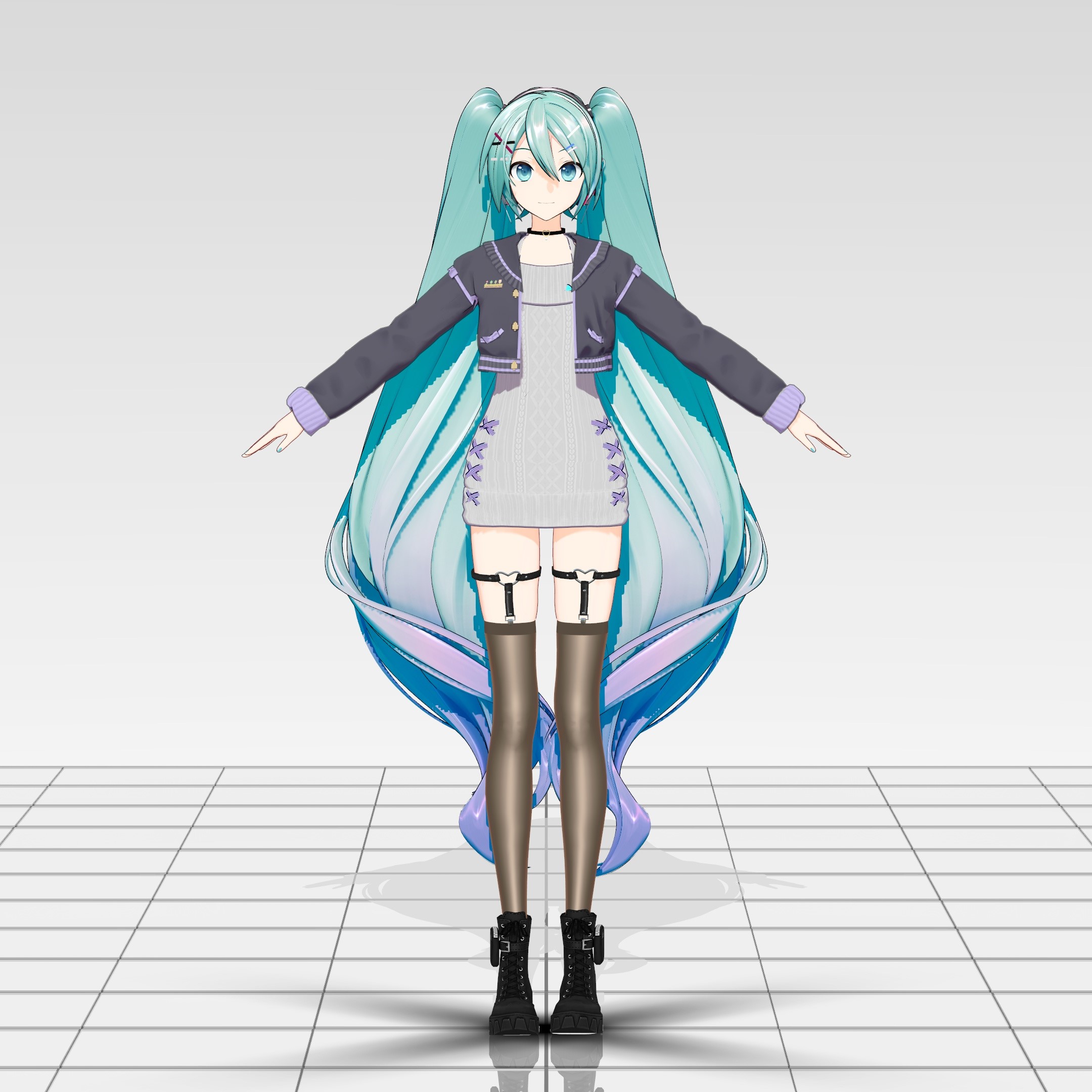 YYB Cute Sweater Miku [DL] by ss0098 on DeviantArt