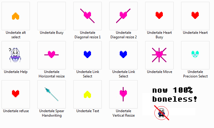 Undertale Heart Cursor V2 by Agent-P1uto on DeviantArt