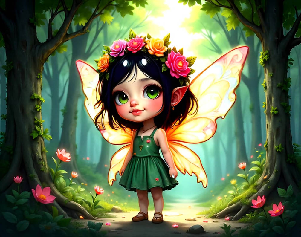 The Enchanted Fairy's Gaze - Ai Animation Video by jeffdoute on DeviantArt