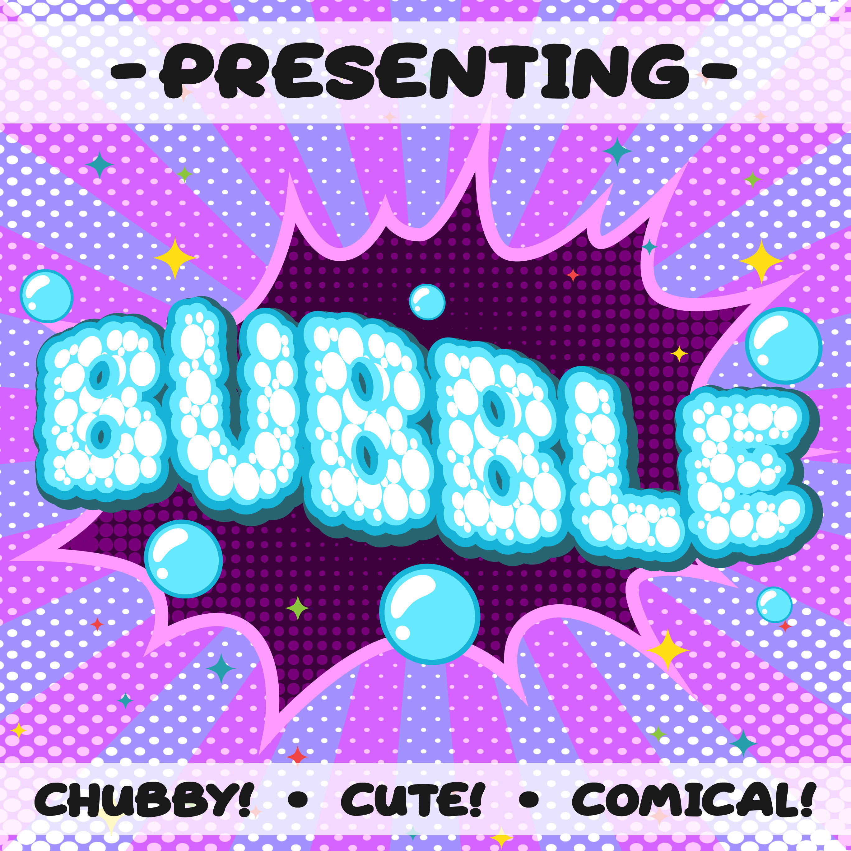 BUBBLE: Playful Pop Display Typography Font by IK5WZNEAIVF4QF5O on ...