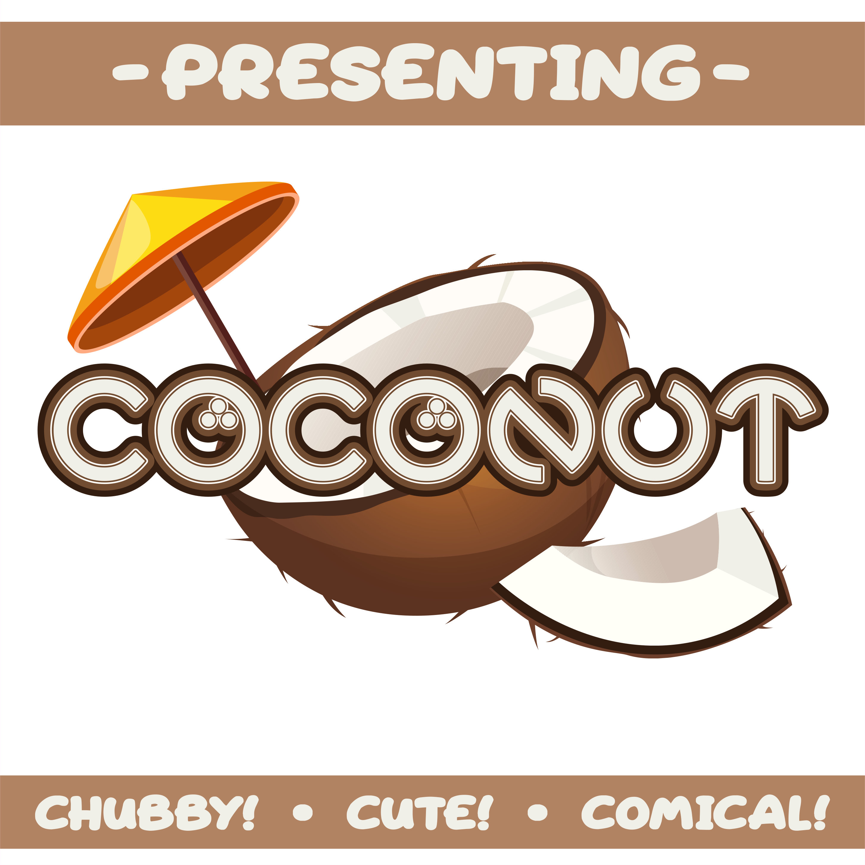 Coconut - Smooth Tropical Cute Display Font by IK5WZNEAIVF4QF5O on ...