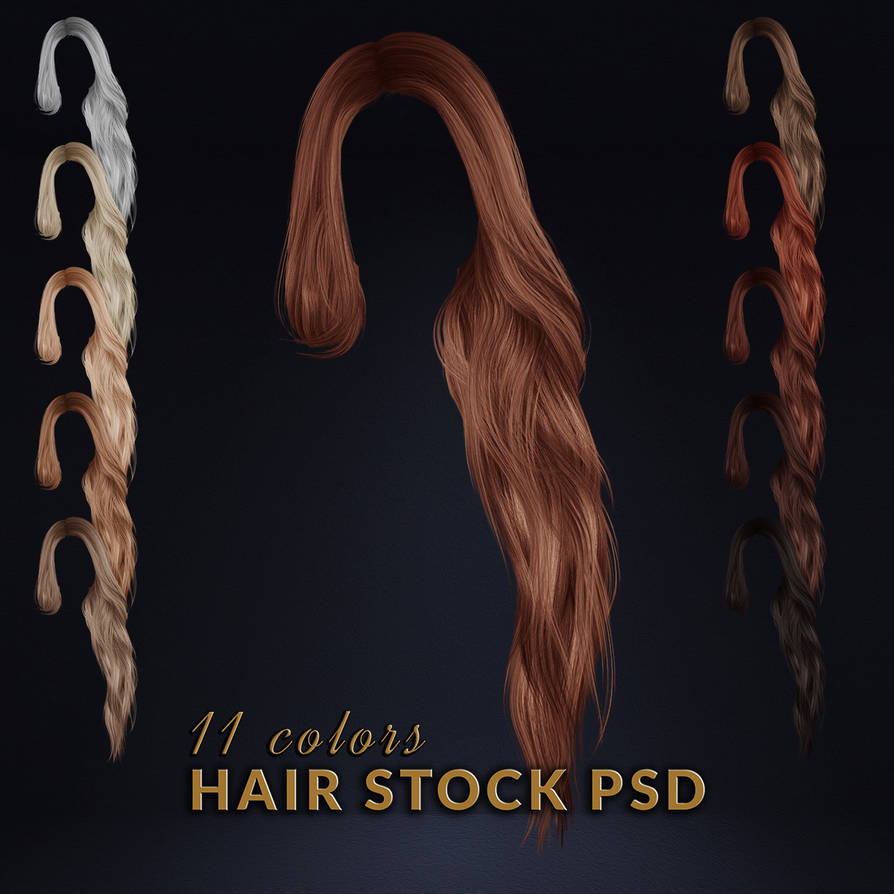 Hair Stock 03 PSD Template by sirengraph on DeviantArt