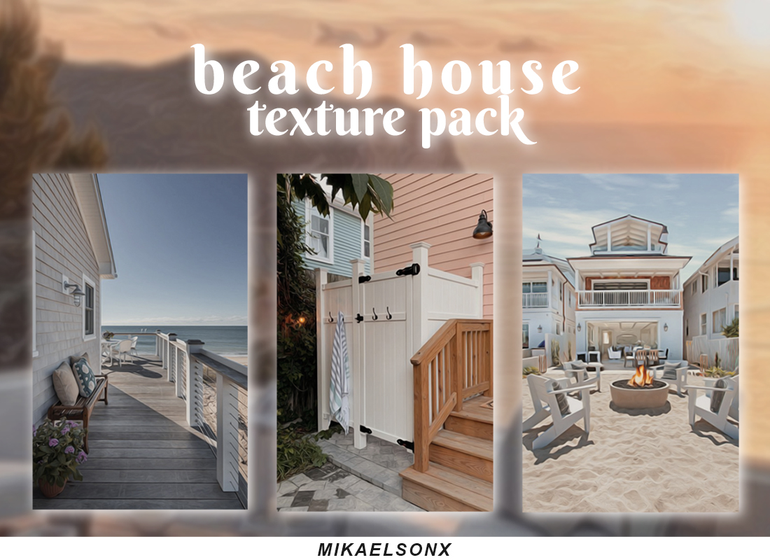 Beach House Texture Pack by mikaelsonx on DeviantArt