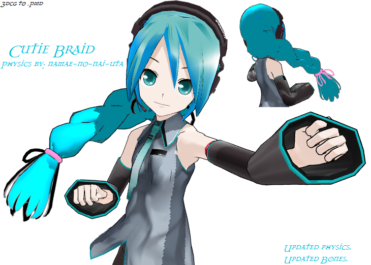 Mmd Cutie Braid Dl Update By Mmdfakewings18 On Deviantart