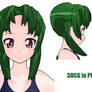 MMD- Mint Hair -DL by MMDFakewings18 on DeviantArt