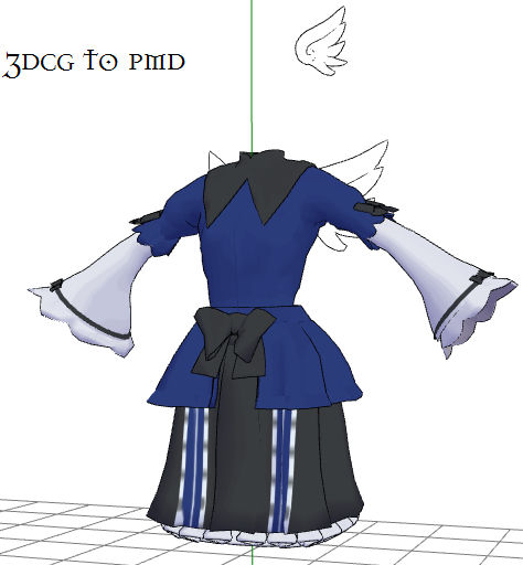 MMD- Fluffy blue Dress-DOWNLOA by MMDFakewings18 on DeviantArt