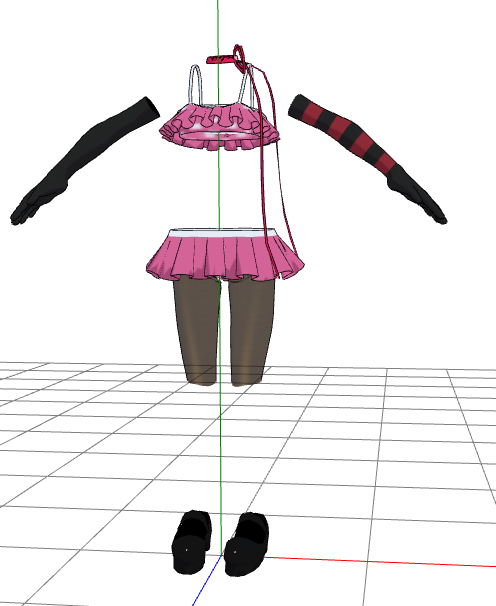 MMD- Frilly Skirt Set -DOWNLOA by MMDFakewings18 on DeviantArt