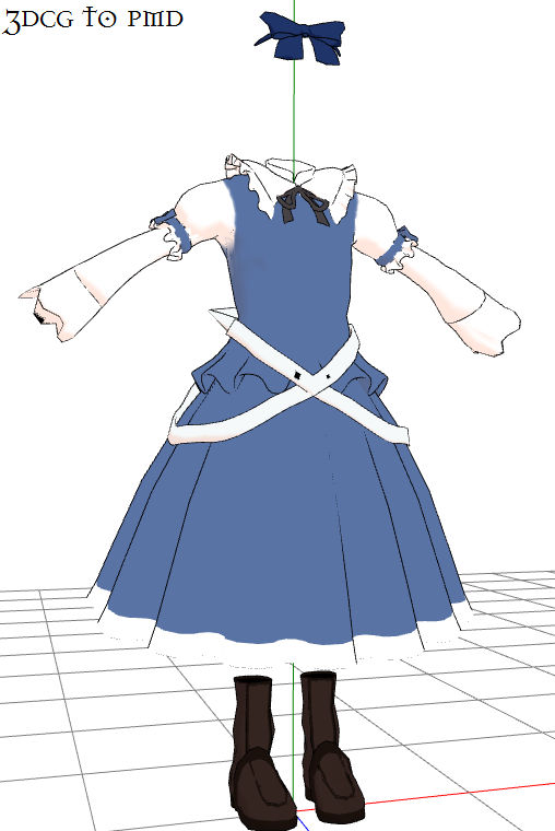 MMD- Dress set blu-DOWNLOAD by MMDFakewings18 on DeviantArt