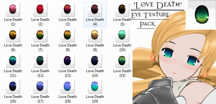 Love Death- Eye Texture Pack by MMDFakewings18 on DeviantArt