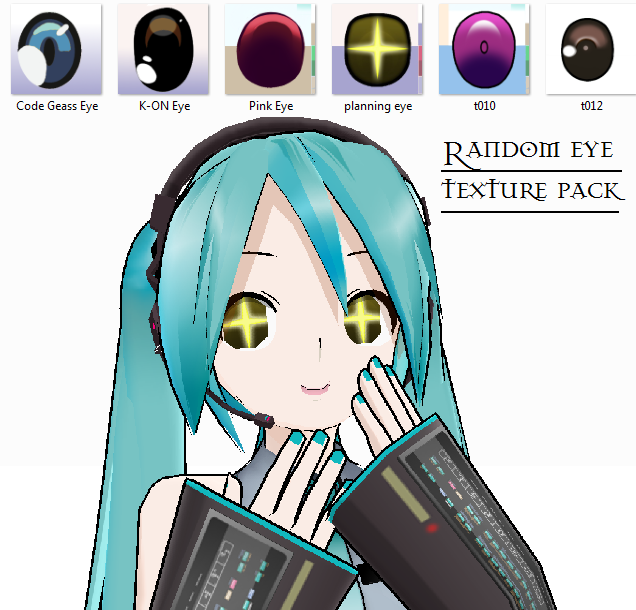 Random eye texture pack1- DL by MMDFakewings18 on DeviantArt