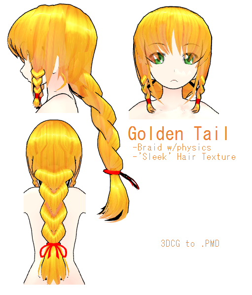 MMD- Bright Braids -DL by MMDFakewings18 on DeviantArt