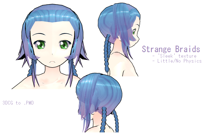 MMD- Strange Braids -DL by MMDFakewings18 on DeviantArt