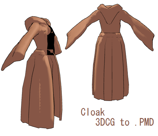 MMD- Cloak -DL by MMDFakewings18 on DeviantArt