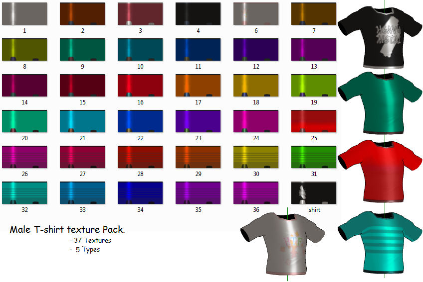 MMD- Male T-shirt Textures by MMDFakewings18 on DeviantArt