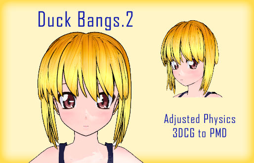 MMD- Duck Bangs.2 -DL by MMDFakewings18 on DeviantArt