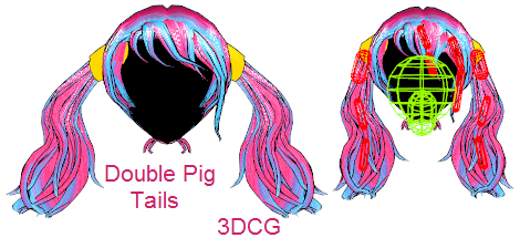 Double Pig Tails w-Physics by MMDFakewings18 on DeviantArt