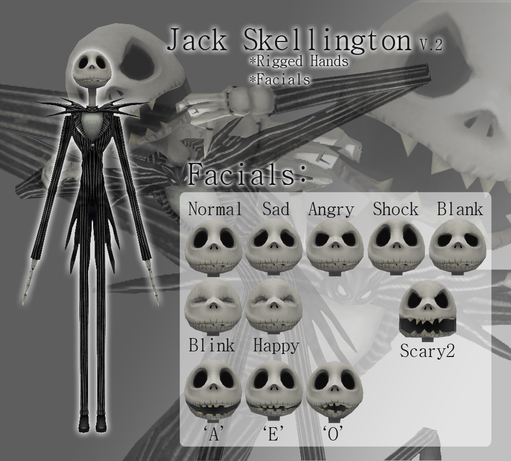 Jack Skellington Angry Face