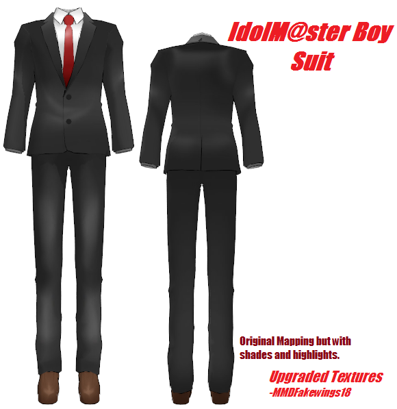 IdolMaster Boy Suit- Upgrade Textures by MMDFakewings18 on DeviantArt