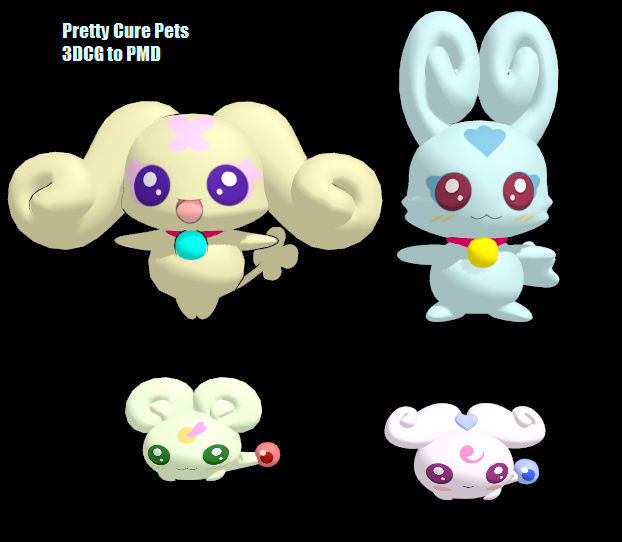 PrettyCure Pets by MMDFakewings18 on DeviantArt