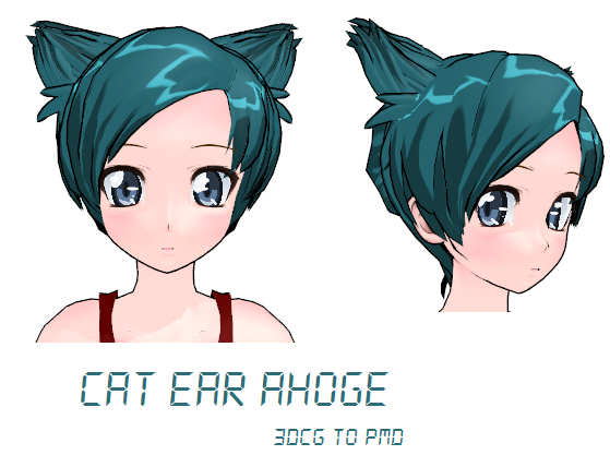 MMD-Cat ear Ahoge -DL by MMDFakewings18 on DeviantArt